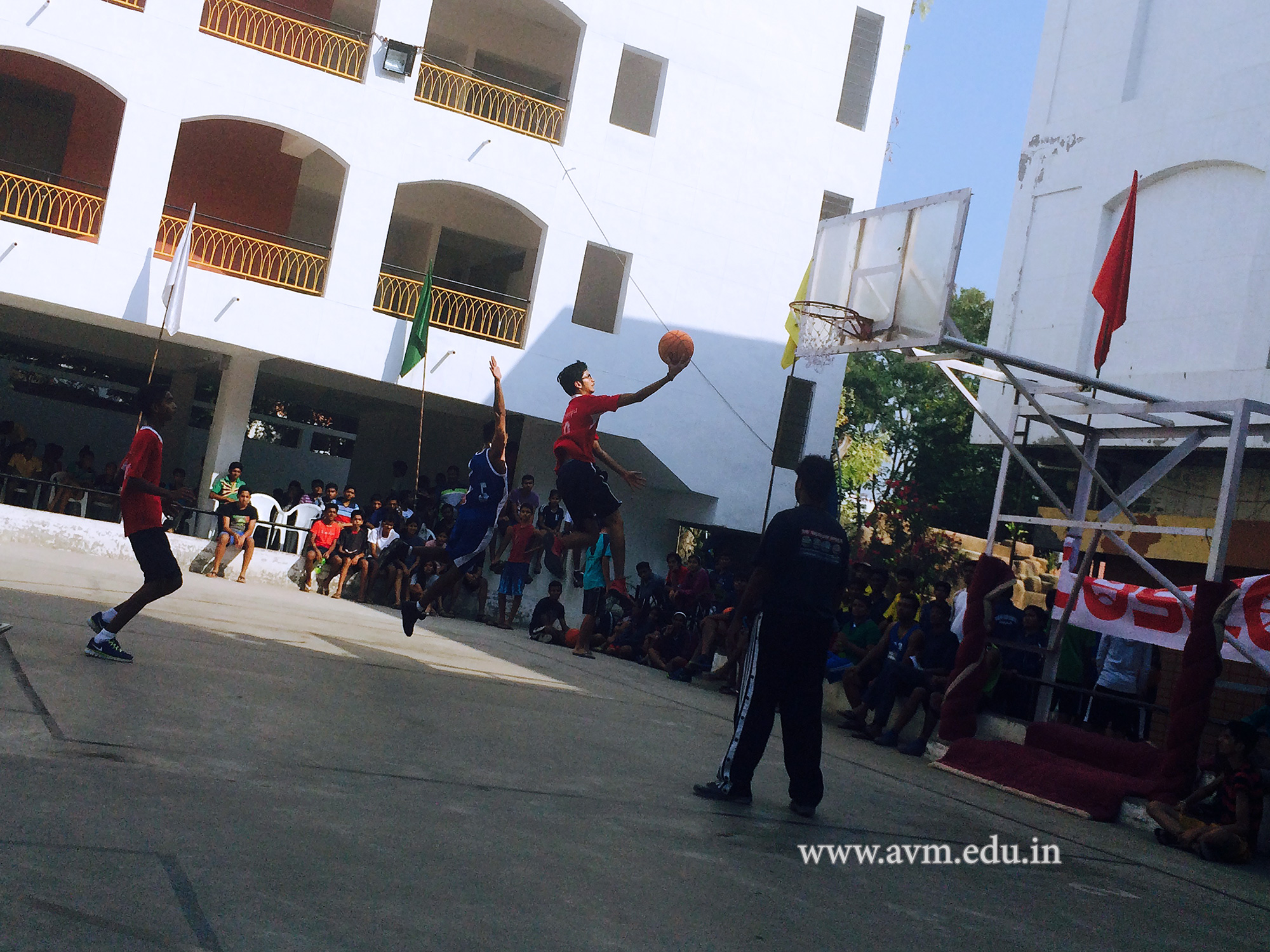 CBSE Cluster IX Basketball Tournament 2015-16 - Atmiya Vidya Mandir