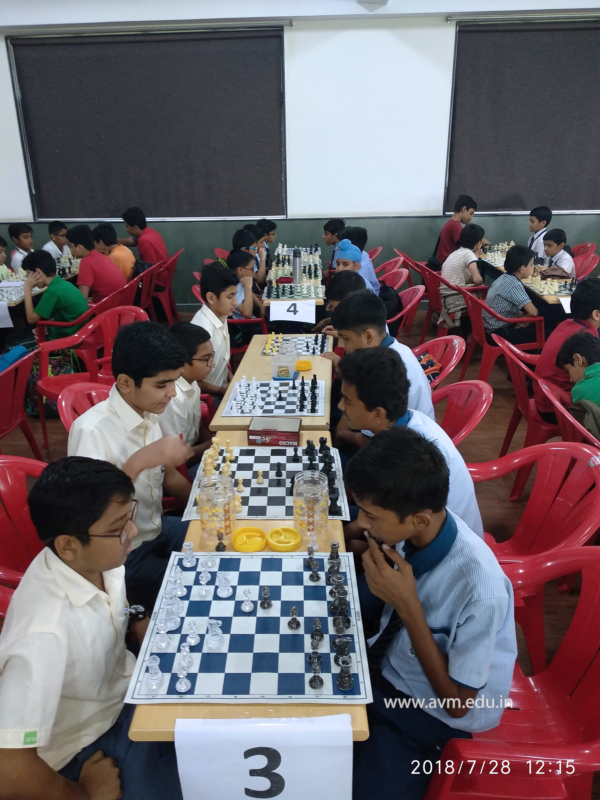 Inter School Chess Competition 2018-19 - Atmiya Vidya Mandir