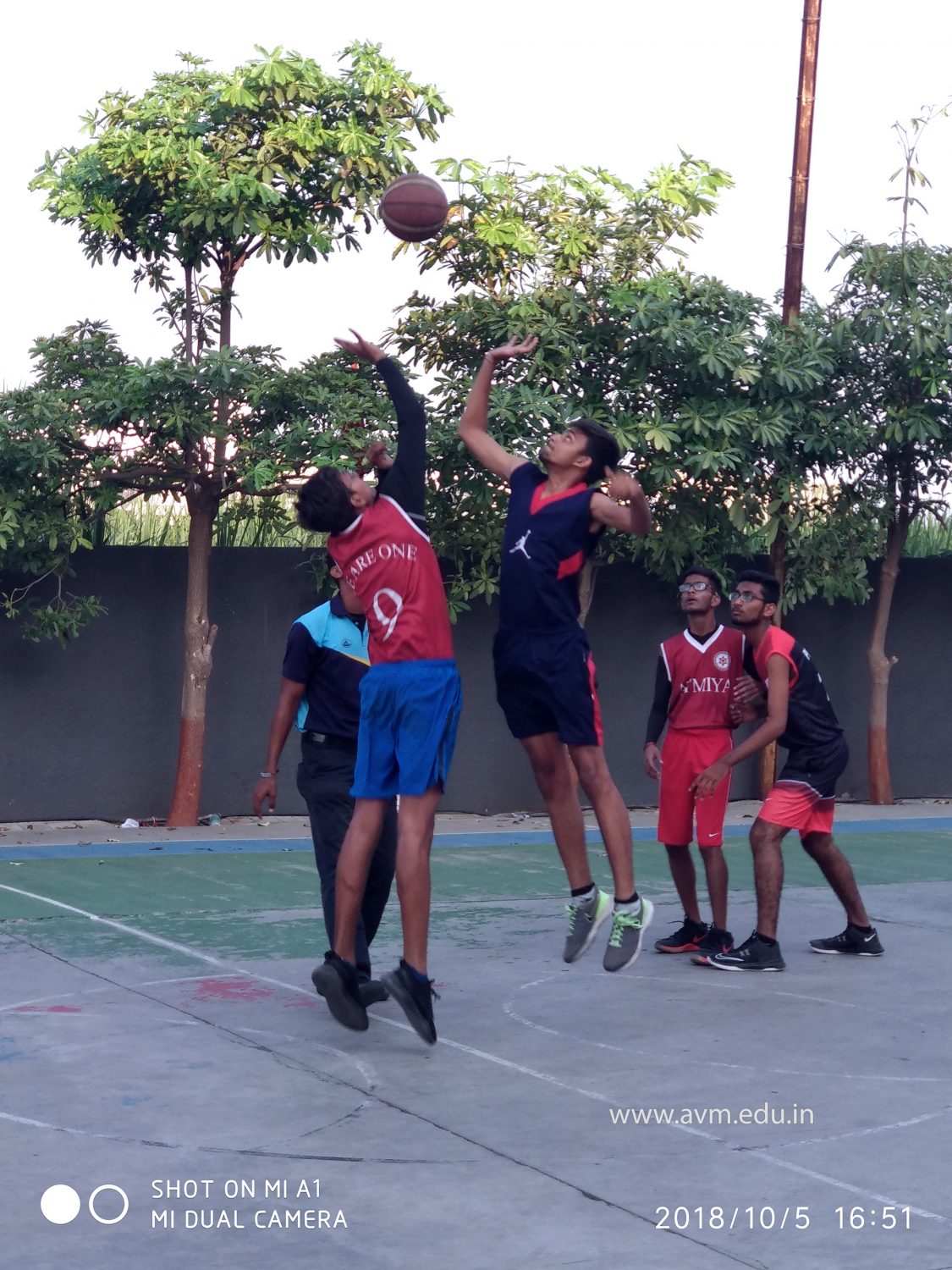 Khel Mahakumbh - U-17 Basketball Competition 2018-19 - Atmiya Vidya Mandir