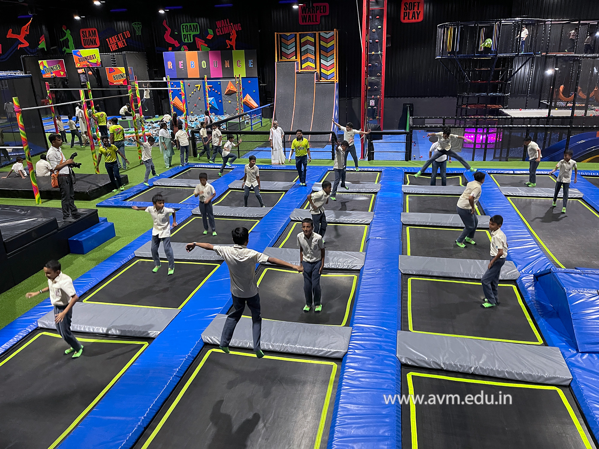 Std 4 to 6 Trip to Rebounce Game Zone 2022-23 - Atmiya Vidya Mandir