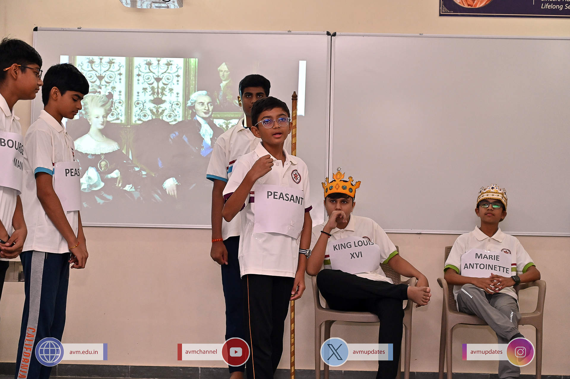 Std. 9 History Class Activity - Skit on French Revolution - Atmiya ...
