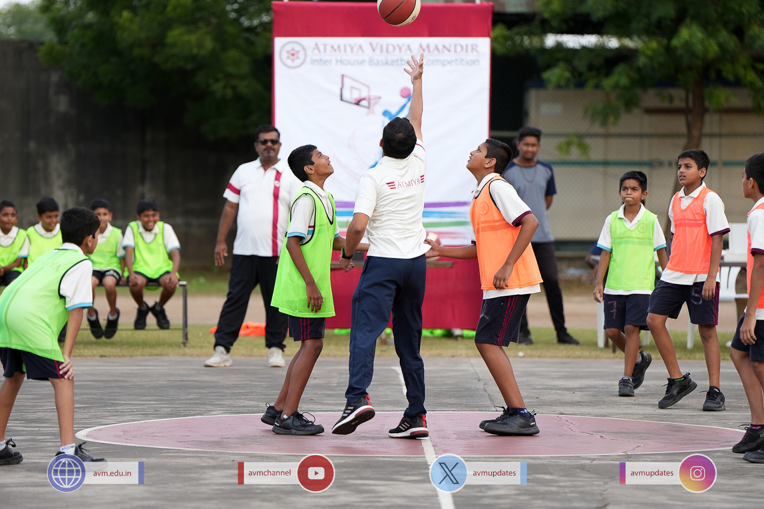 Inter House Basketball Competition 2025-26 - Atmiya Vidya Mandir